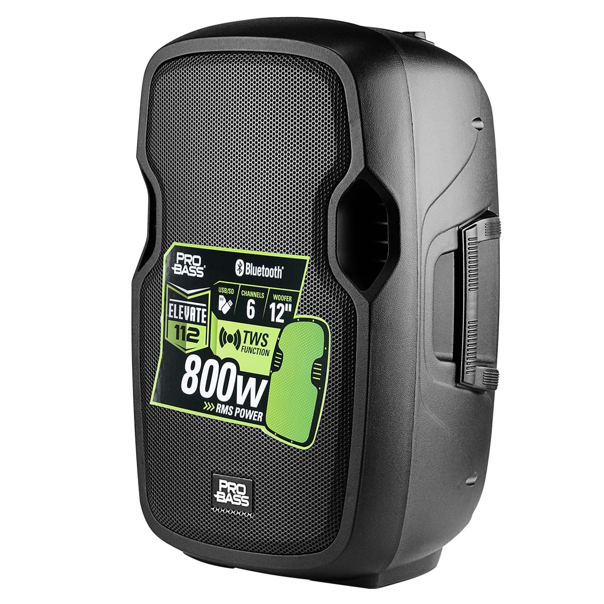 Caixa de Som Ativa 12 Polegadas 800W Elevate 112 Probass